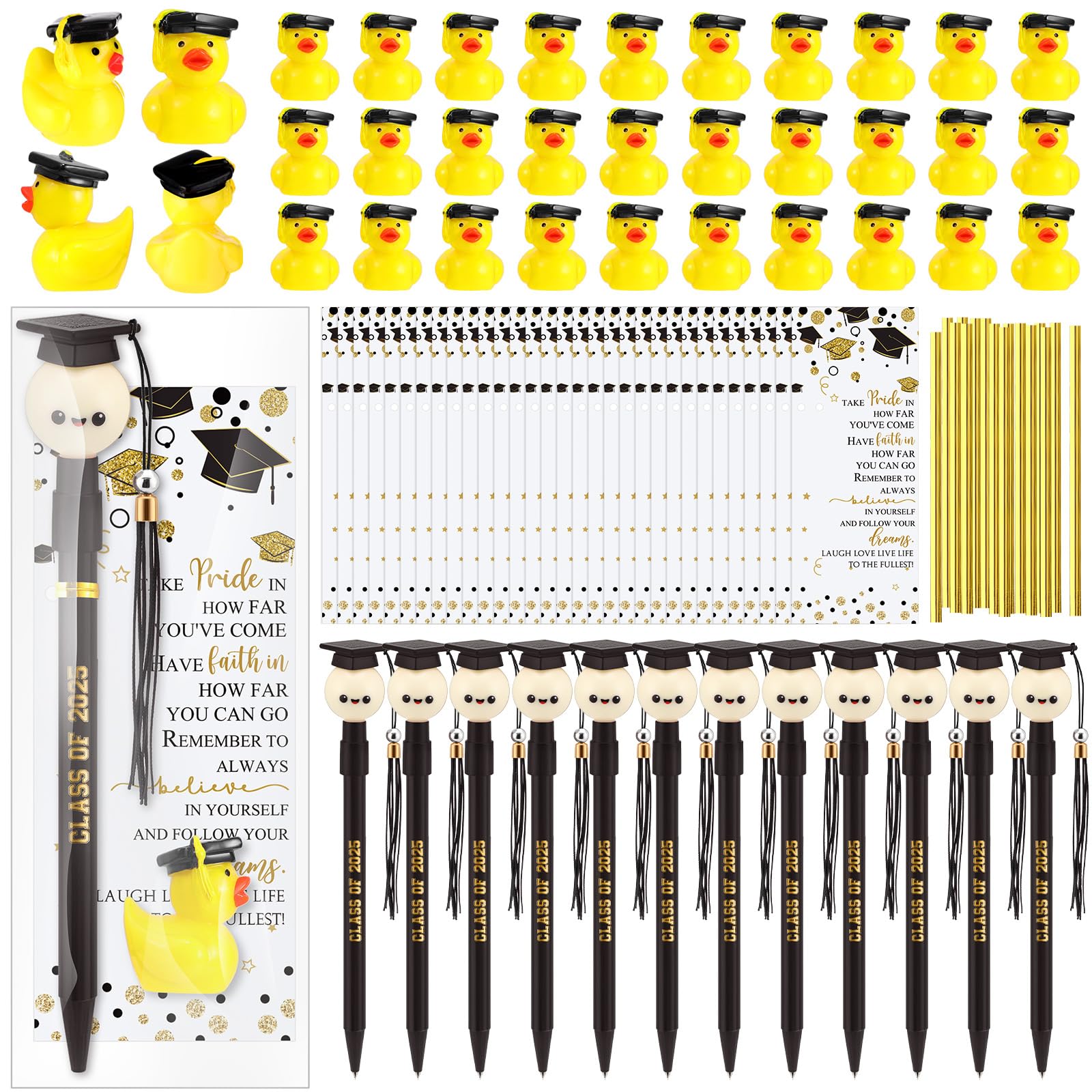Sayglossy 75 Pcs Graduation Gifts Class of 2025 Bulk Includes 25 ...