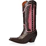 Amazon.com | Lucchese Women's Zara Antique Rose Python Western Boot ...