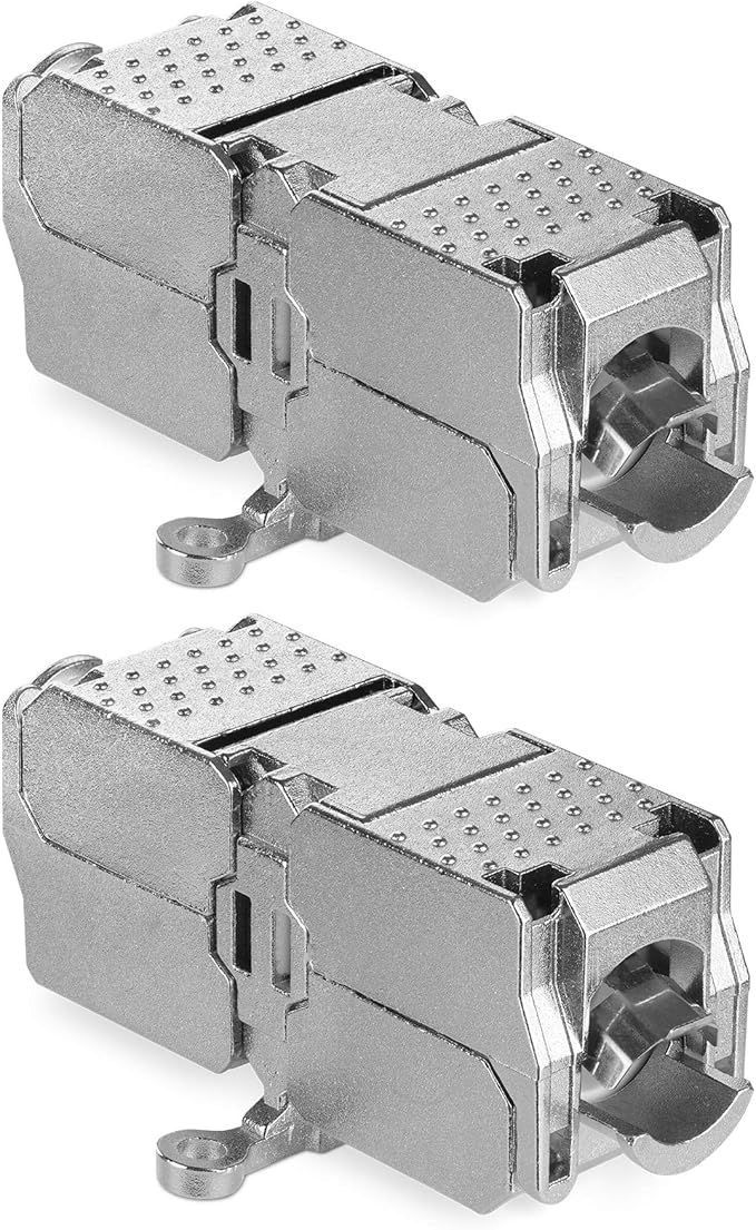 kwmobile 2X Netzwerkkabel Verbinder STP - werkzeugfrei: Amazon.de ...