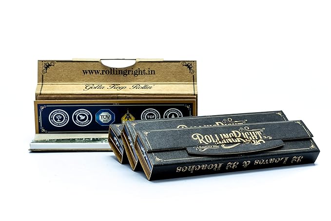 Buy ROLLING RIGHT - Pack of 5-32 Leaves & 32 ROACHES (32+32) - Premium ...