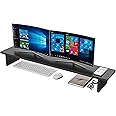 Amazon.com: EUREKA ERGONOMIC Dual Monitor Stand - Adjustable Legs, Dual ...