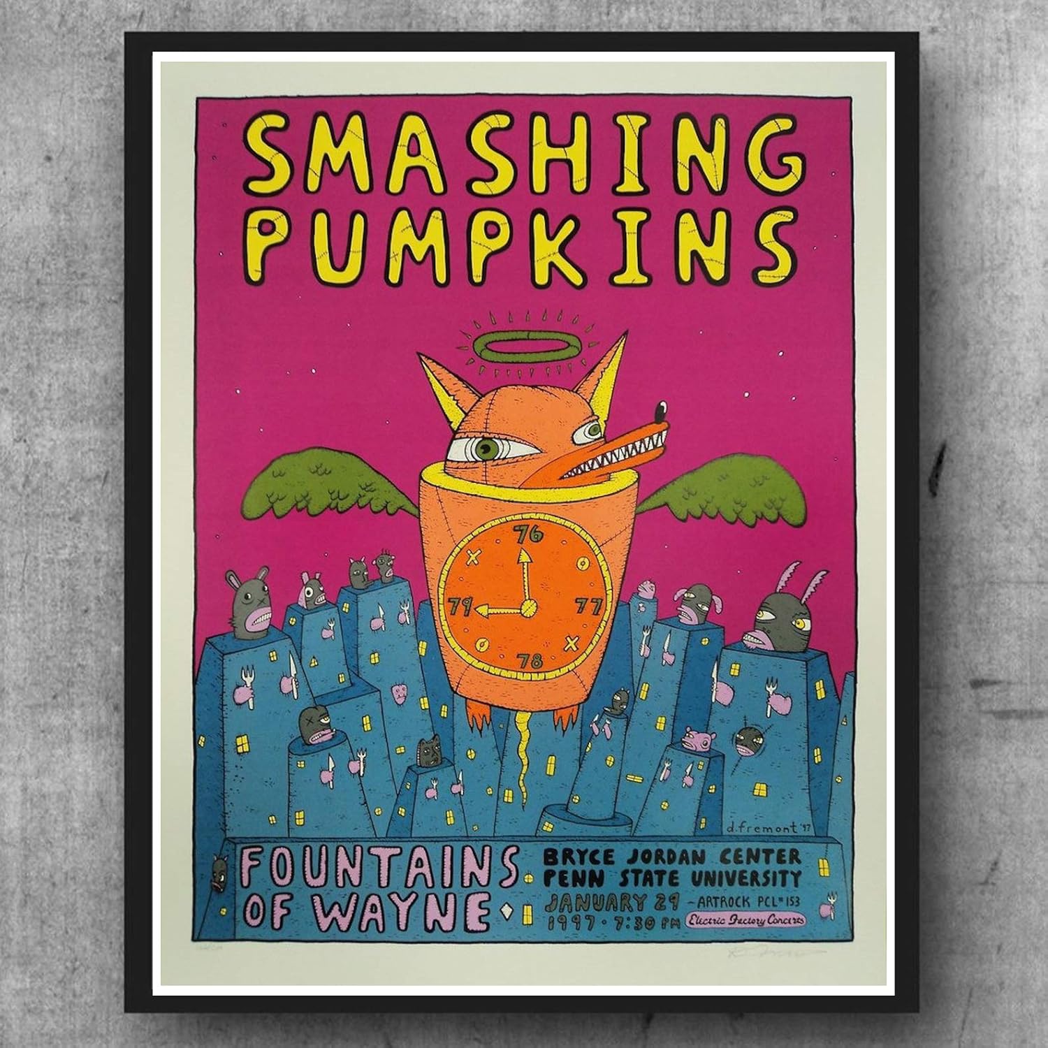 Amazon.com: BP Studio Smashing Pumpkins Poster Band Artwork Wall Art ...