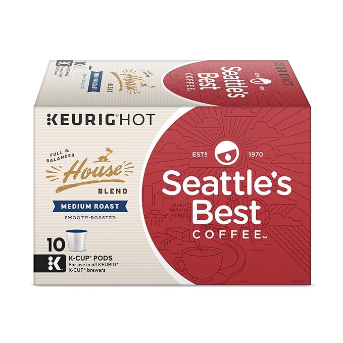 Seattle's Best Coffee House Blend Medium Roast Single Cup Coffee for ...