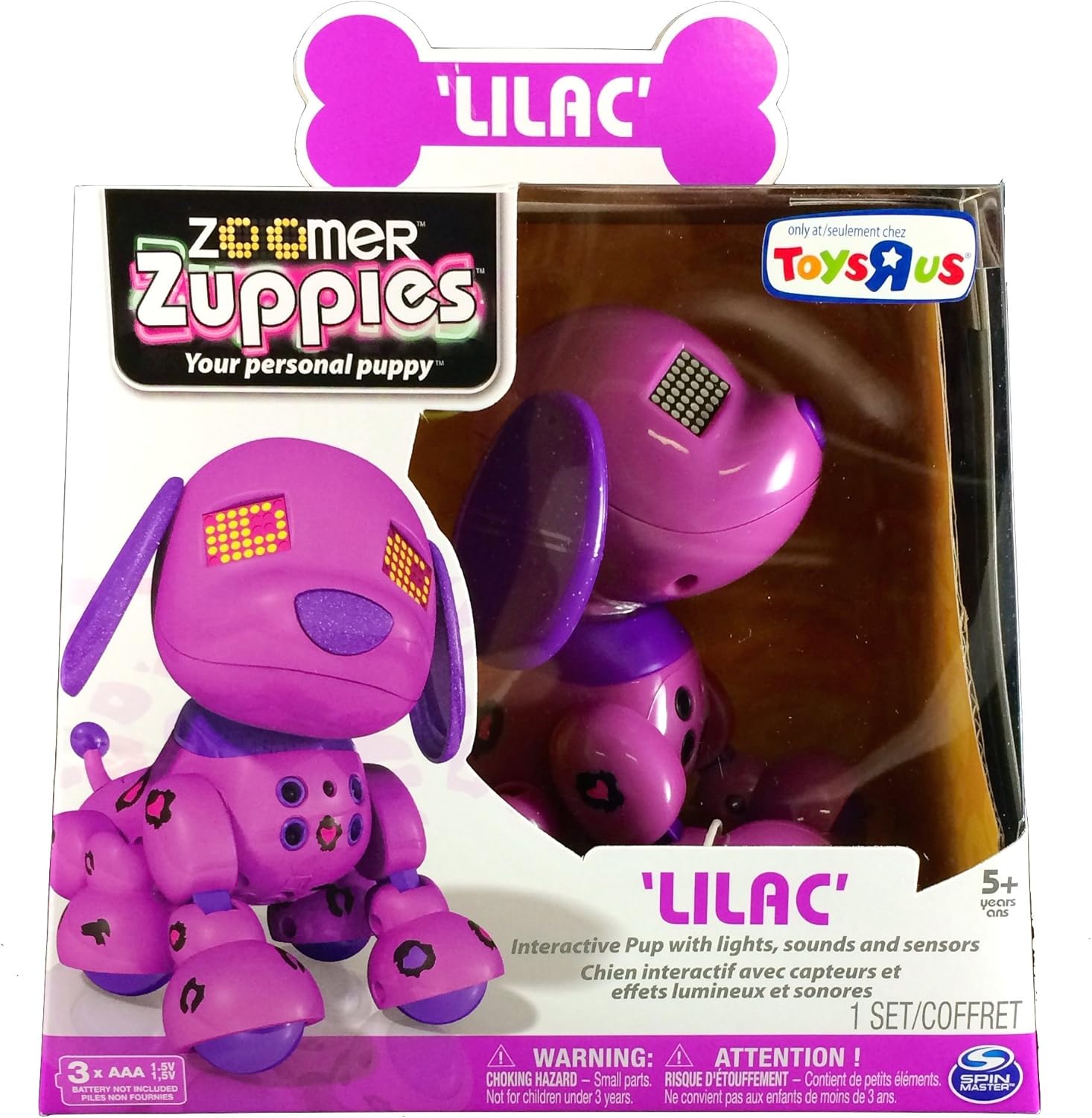 Zoomer Zuppies Interactive Puppy – Lilac -Exclusive – BigaMart