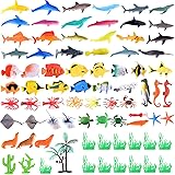 Sea Ocean Animals Plastic Pool Toys Set (24 Pack) for Party Favor ...
