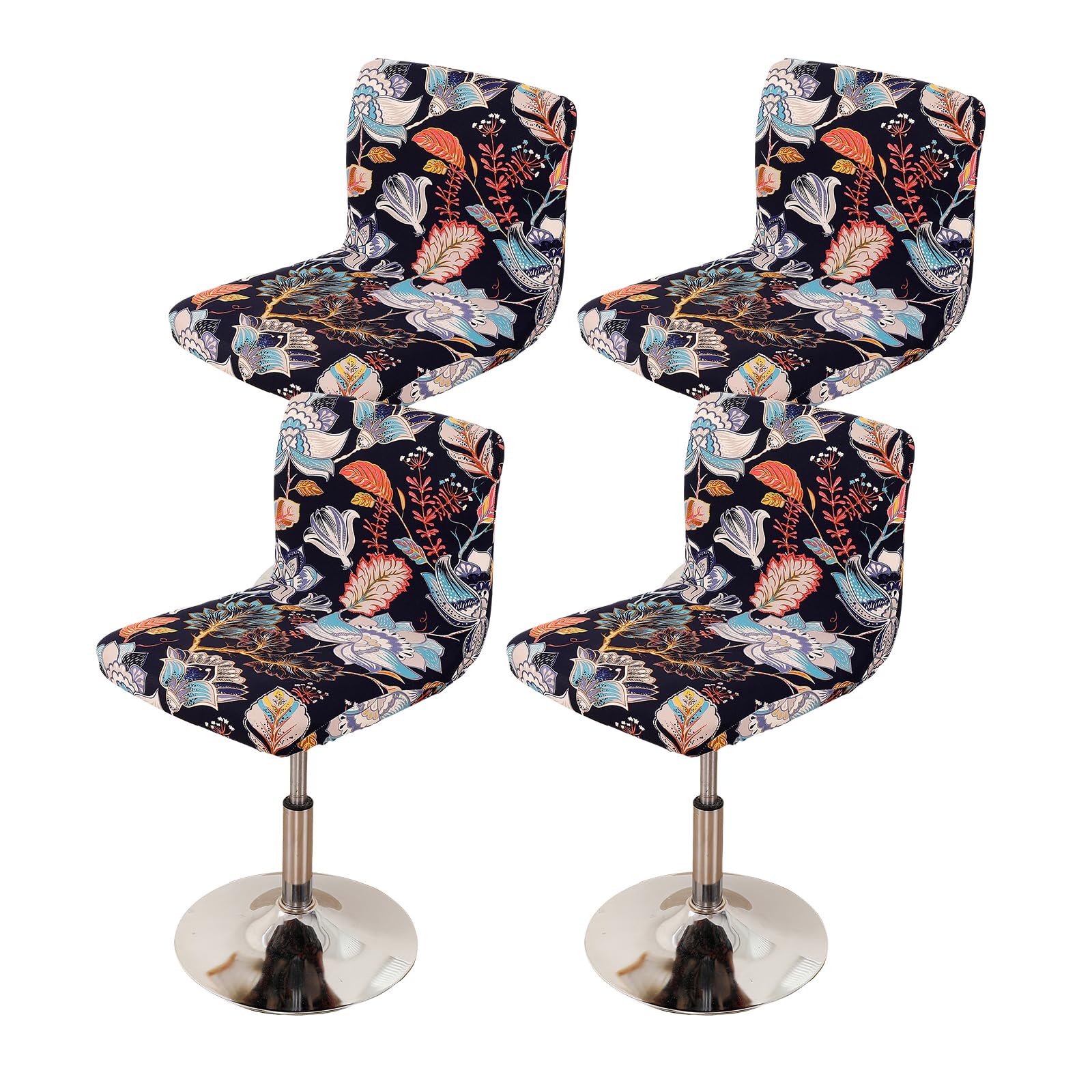 FUANGUI Bar Stool Covers Set of 4, Stretch Bar Stool Chair Cover ...