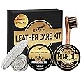 Amazon.com: Leather Boot Care Kit – Mink Oil, Saddle Soap for Leather ...