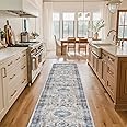 Amazon.com: Washable Kitchen Runner Rug - 2x10 Hallway Rug Distressed ...