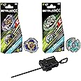 Amazon.com: Beyblade X Roar Tyranno 9-60GF, Sting Unicorn 5-60GP y paquete oficial de lanzador ...