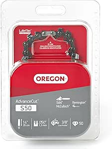 Oregon S50 14-Inch Semi Chisel Chain Saw Chain Fits Homelite, McCulloch ...
