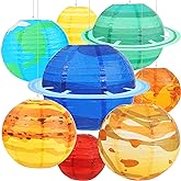 Space Paper Lanterns 8PCS 12 Inch Hanging Planets Lantern Out of This ...