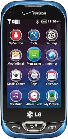 Amazon.com: LG Extravert 2, Blue (Verizon Wireless) : Cell Phones ...