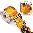 Amazon.com: 68.9 Feet Pumpkin Bulletin Board Border Thanksgiving ...
