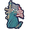 Amazon.com: Patriot Patch Co - Lady Liberty - Patch : Clothing, Shoes ...
