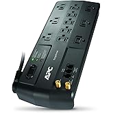 Amazon.com: APC Surge Protector with Phone, Network Ethernet and ...