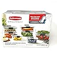 Amazon.com: Rubbermaid Brilliance Food Storage Containers with Lids ...