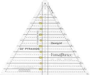 Dritz R7894 Fons and Porter Pyramid Ruler : Amazon.ca: Home