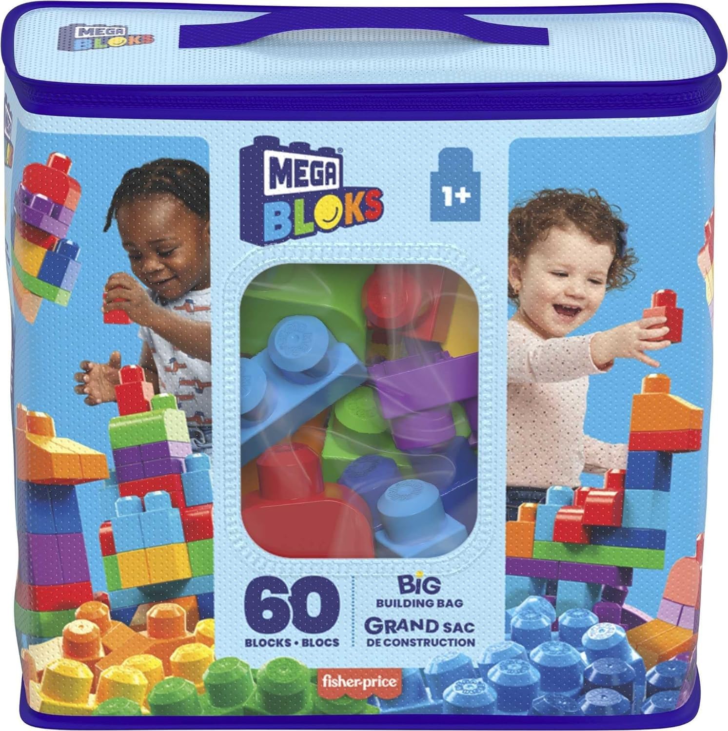 Mua BLOKS Big Building Bag building set with 60 big and colorful ...