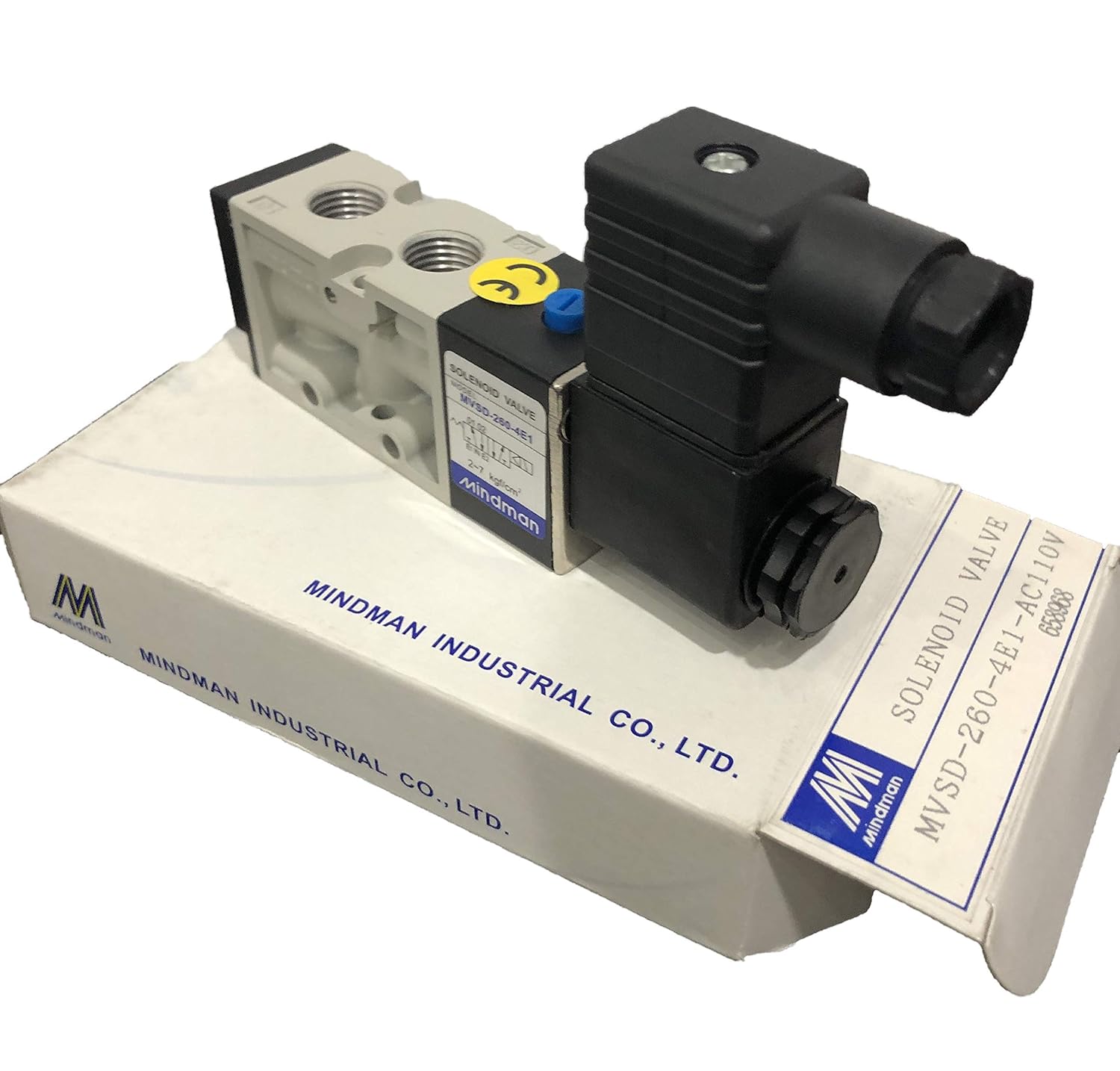 2 Position 5 Way NPT Body ported Type AC110V Mindman MVSD-260-4E1 ...