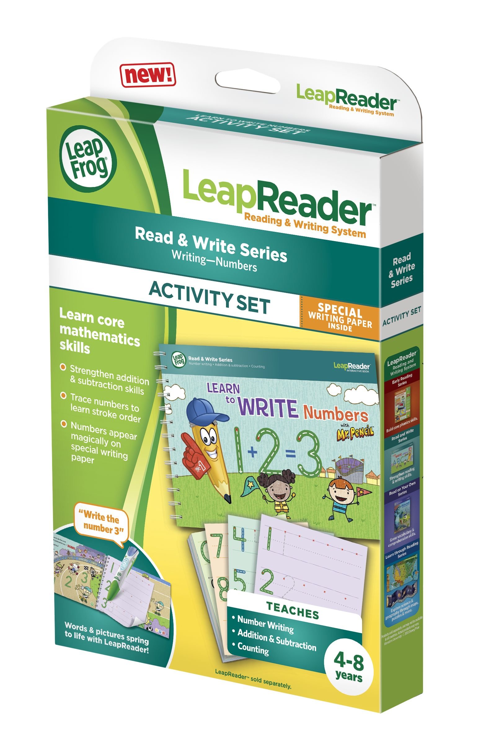 LeapFrog LeapReader Writing Workbook: Learn to Write Numbers with Mr ...
