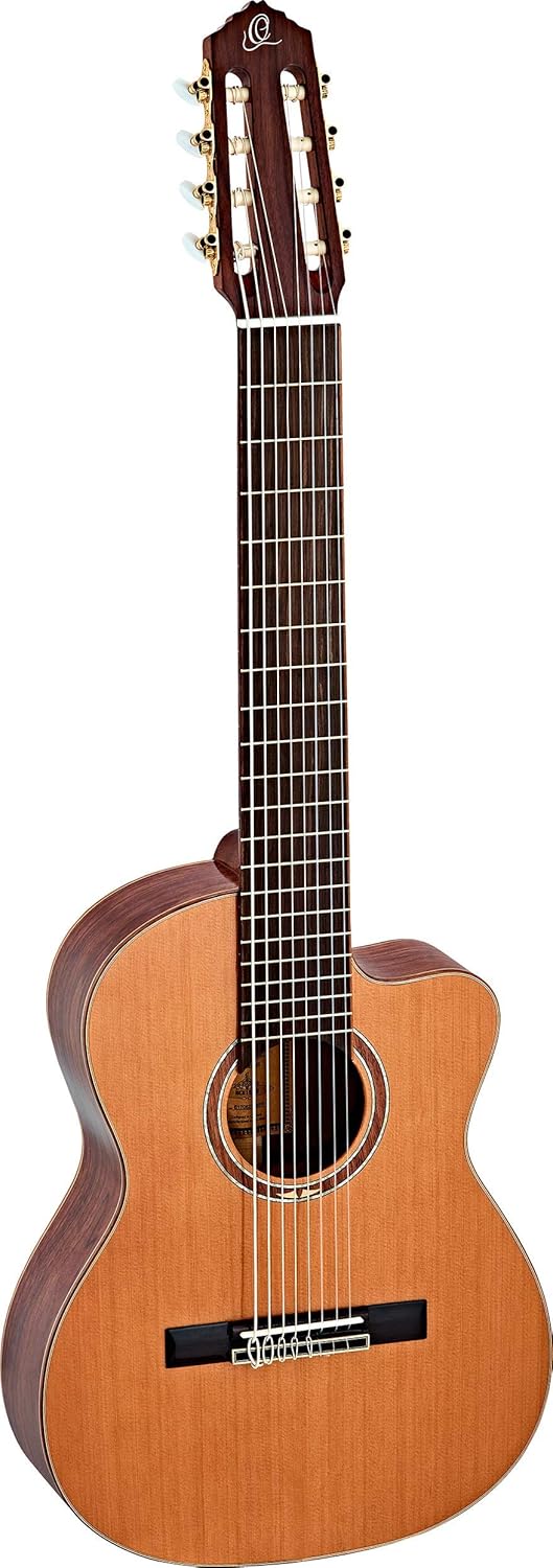 Amazon.com: Ortega Guitars Performer Series 8 String Acoustic-Electric ...