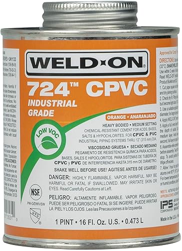 WELD-ON 13531 724 Industrial Grade CPVC Heavy-Bodied High Strength ...