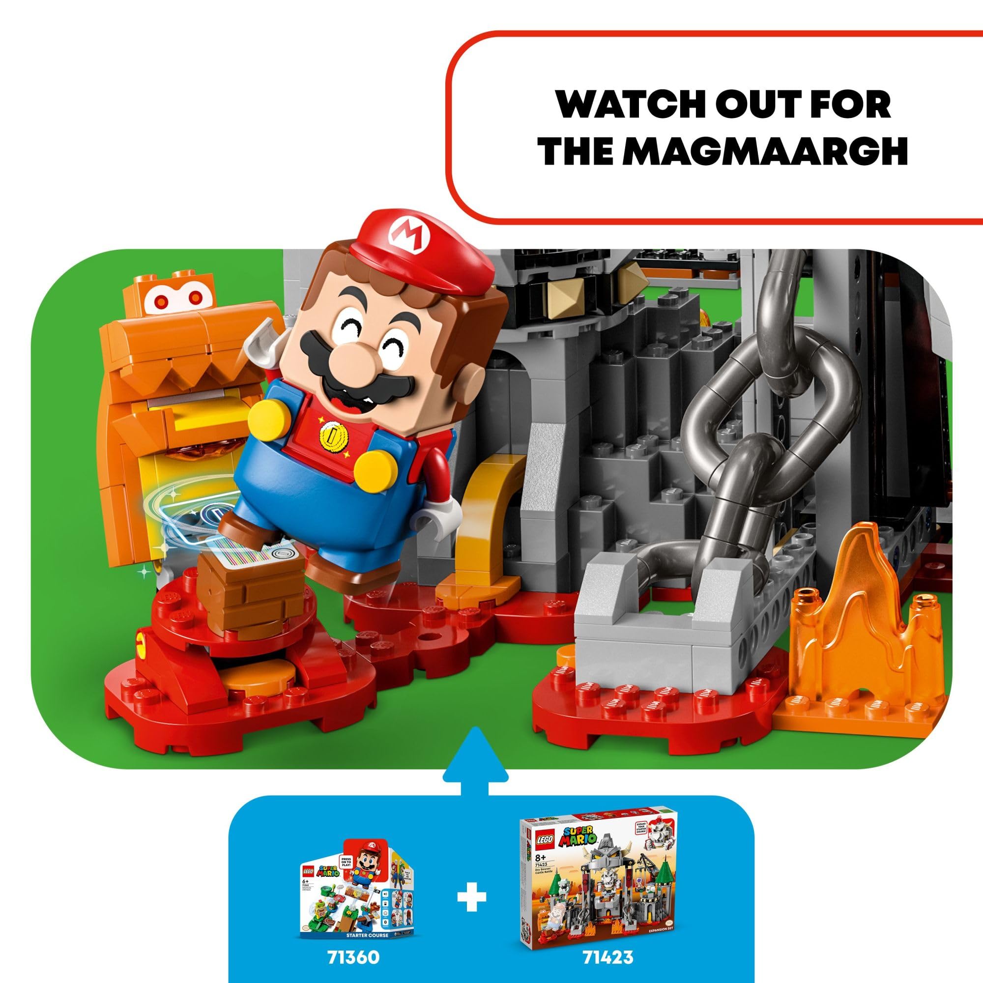 Mua LEGO Super Mario Dry Bowser Castle Battle Expansion Set, Buildable ...