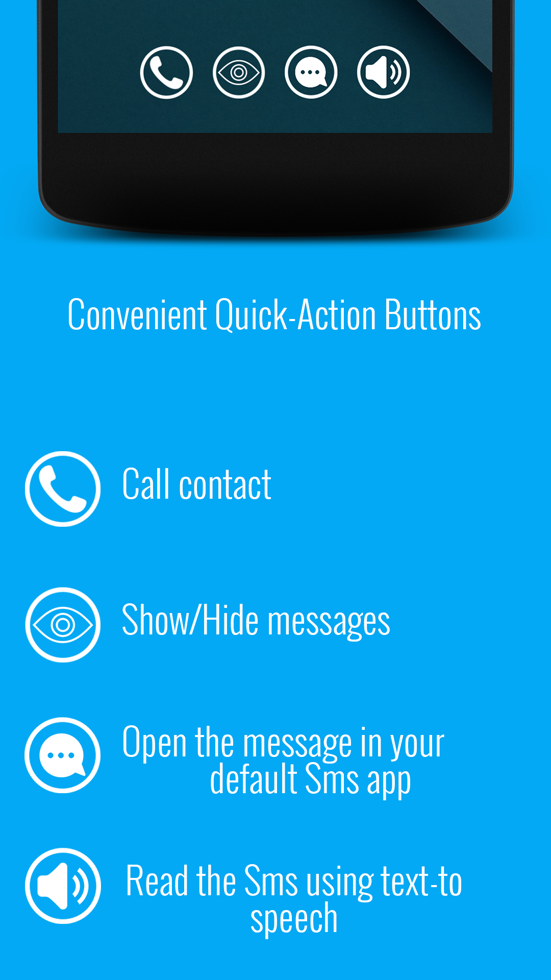 Floating Texts: SMS Popup:Amazon.de:Appstore for Android