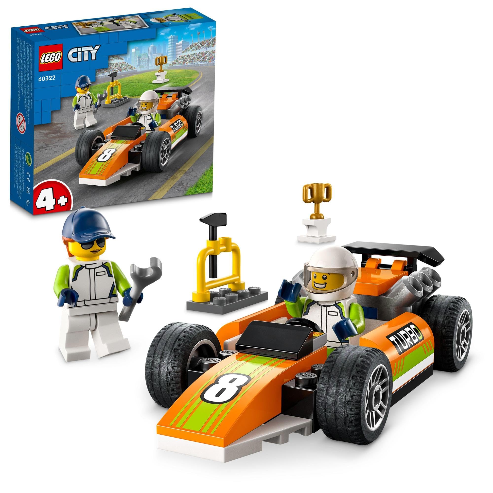 Mua LEGO City 60322 Race Car Toy Blocks, Present, Cars, Boys, Girls ...