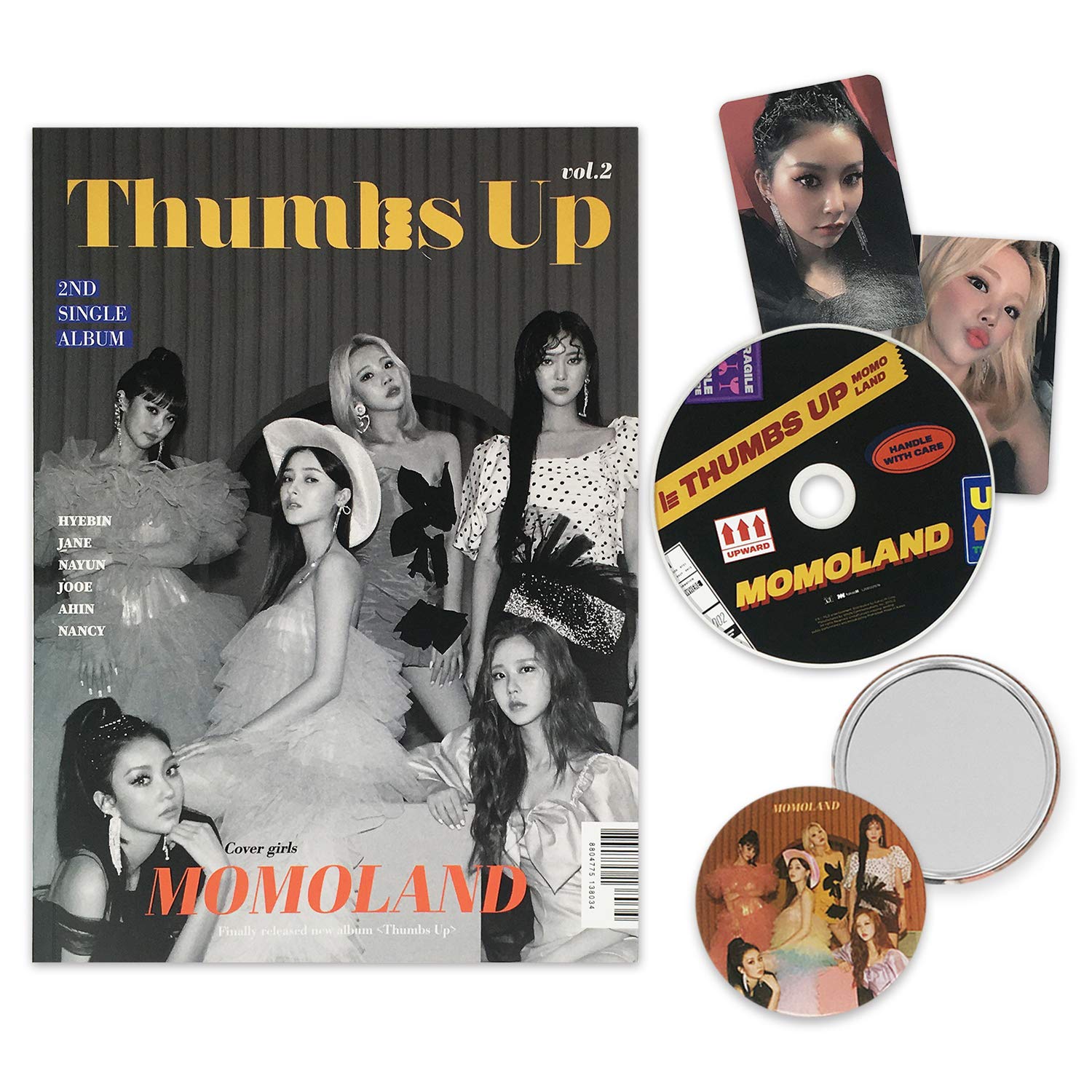 CD Photocards THUMBS UP Photobook FREE GIFT / K-pop Sealed MOMOLAND 2nd ...