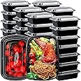 Amazon.com: Meal Prep Container 3 Compartment, 50 Pack Meal Prep ...