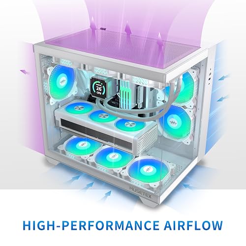 RGB Fan Controller Instructions MUSETEX Y6 ATX PC Case - 270° Tempered ...