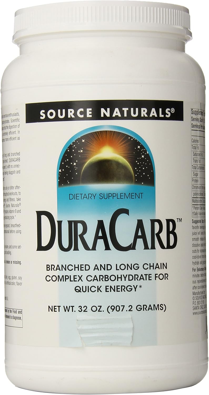 Source Naturals DuraCarb Powder, Branched- and Long-Chain Complex ...