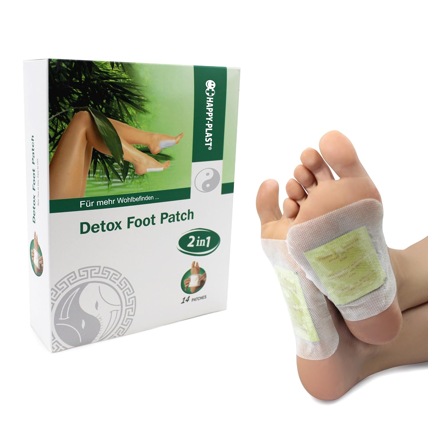Detox Foot Patch Vital Pads Detoxify Pads Wellness- Plaster, 14 pcs- 1 ...