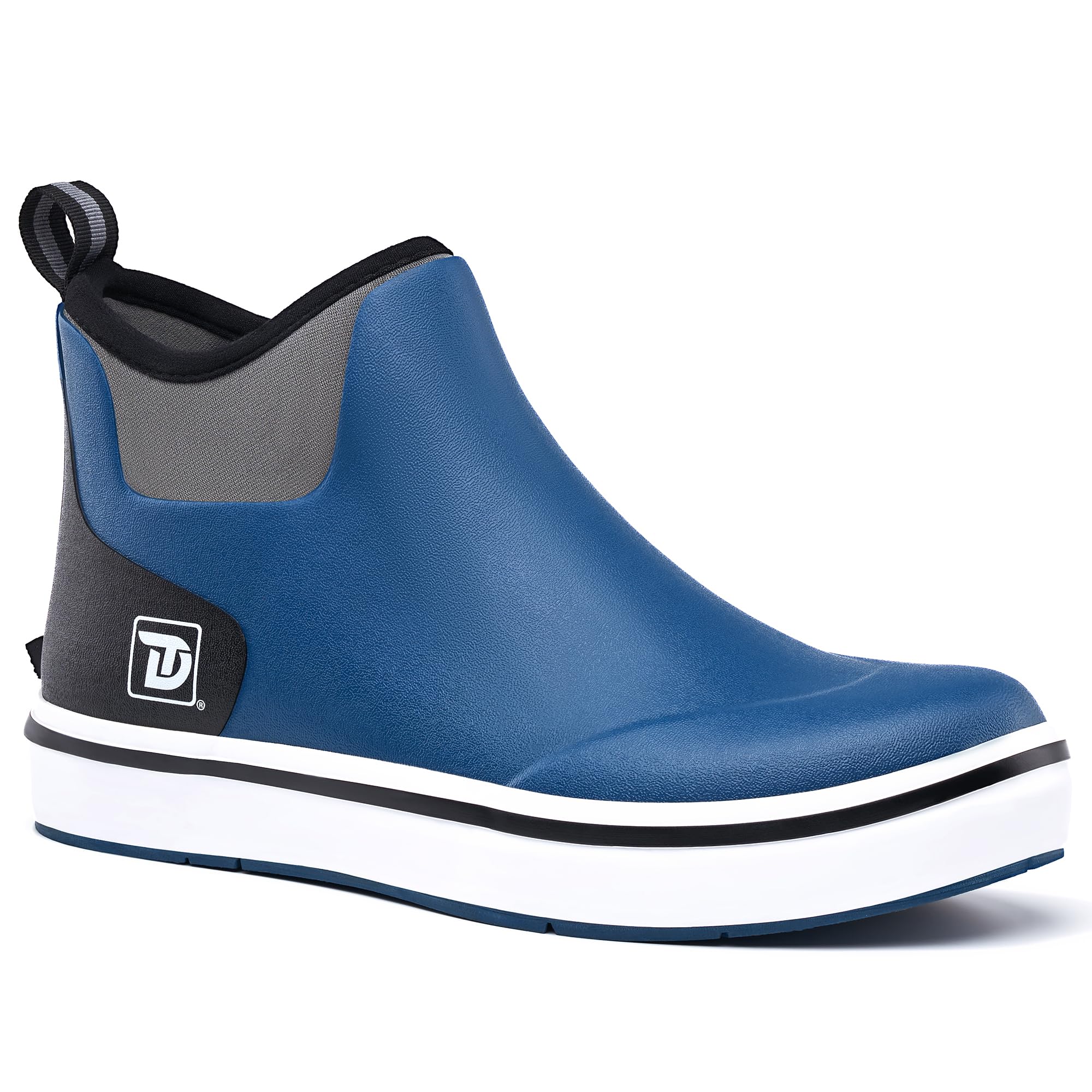 Trudave Deck Boots, Waterproof Rubber Fishing Rain Boots, Anti-slip ...
