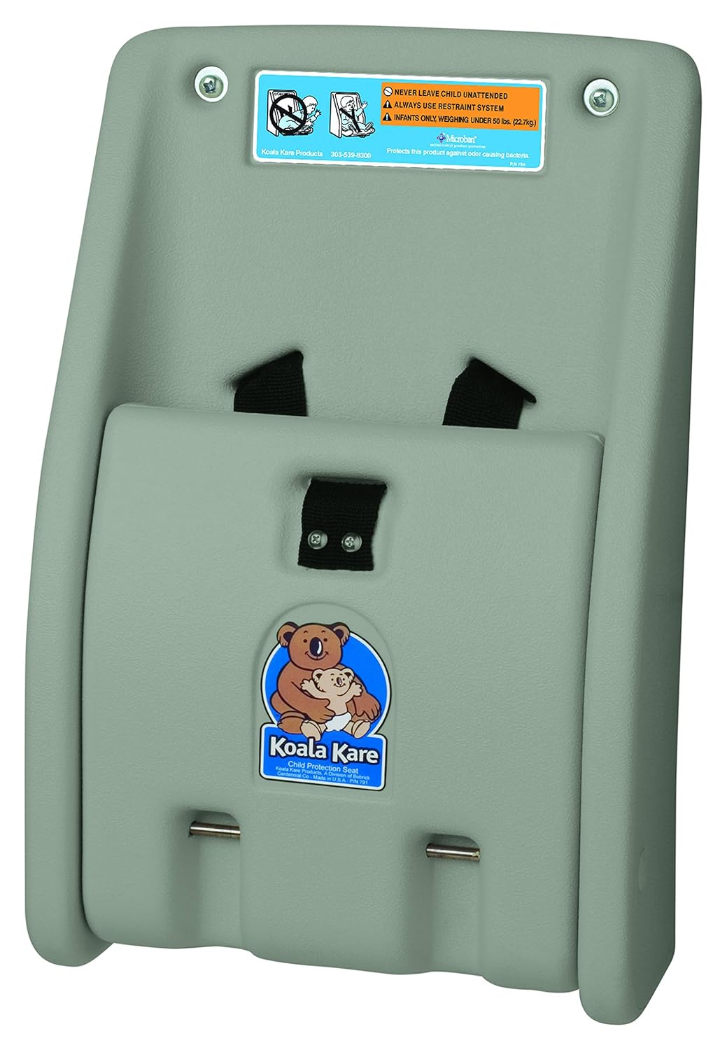 Koala Kare KB102-01 Wall Mounted Child Protection Seat, Gray: Amazon ...