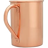 Amazon.com: Copper Mules Moscow Mule Mug Handcrafted of 100% Pure THICK ...