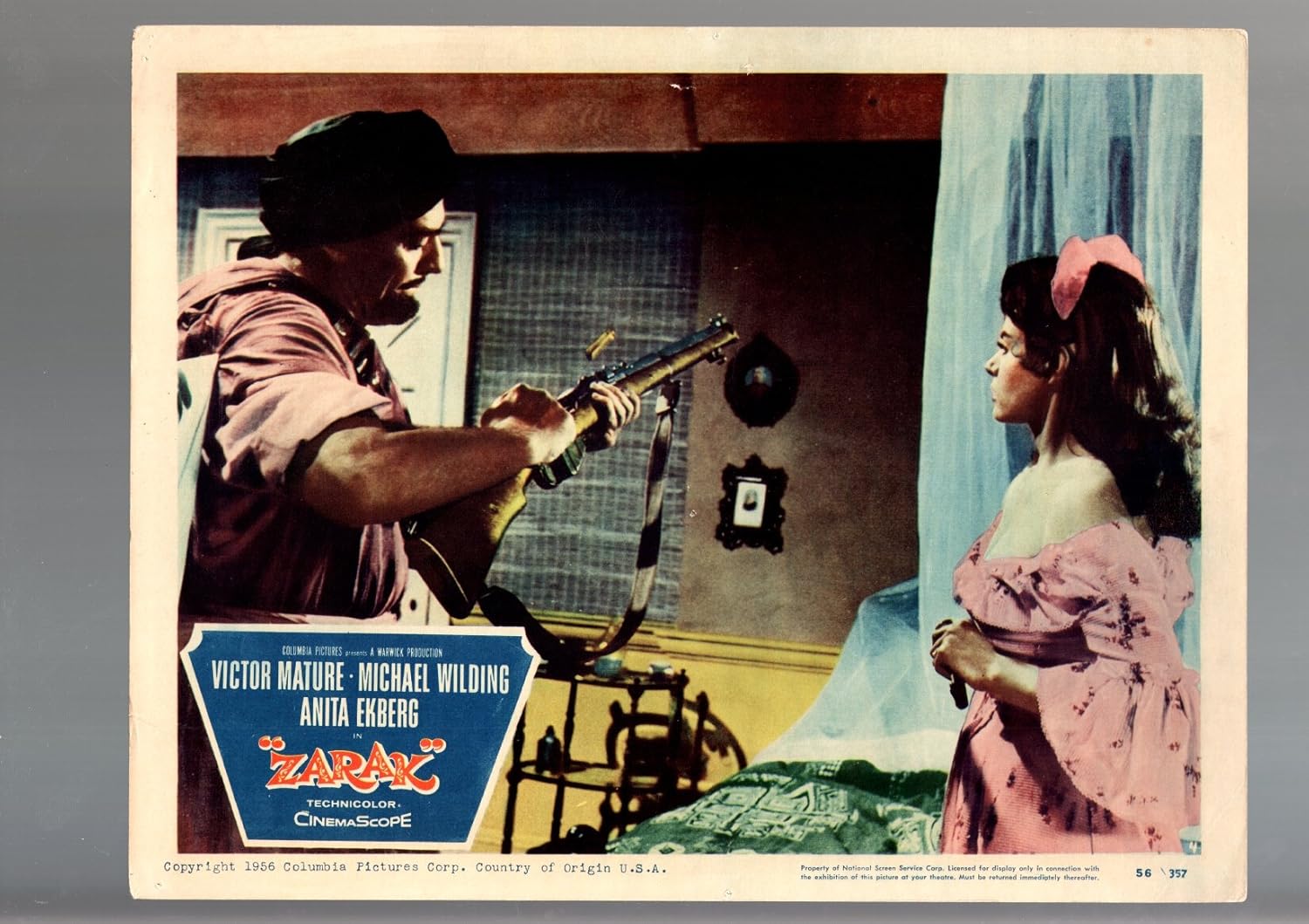 Amazon.com: MOVIE POSTER: ZARAK-1956-LOBBY CARD-FN/VF-ADVENTURE-VICTOR ...