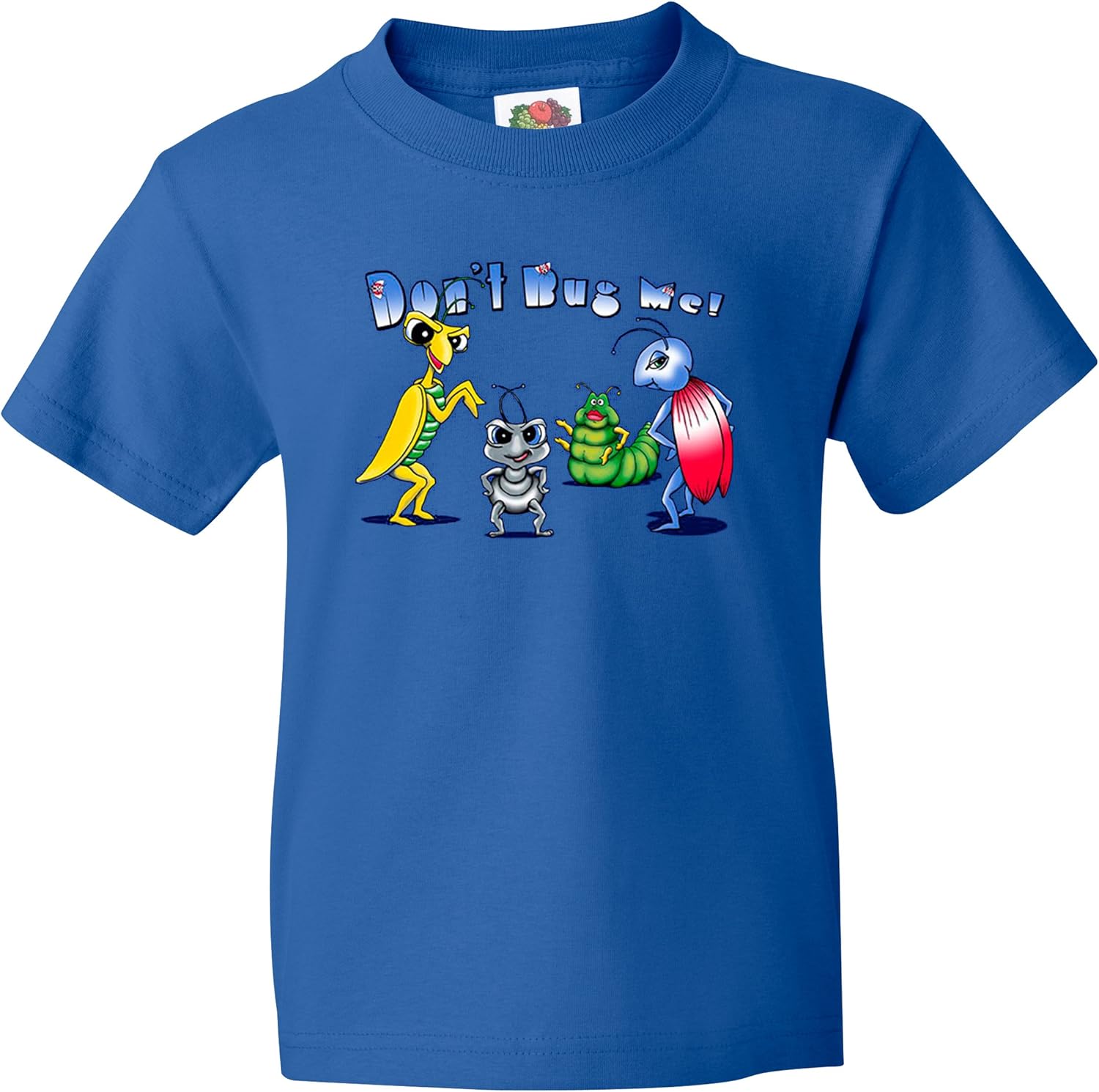 Amazon.com: Don't Bug Me Youth T-Shirt (Medium, Royal): Clothing