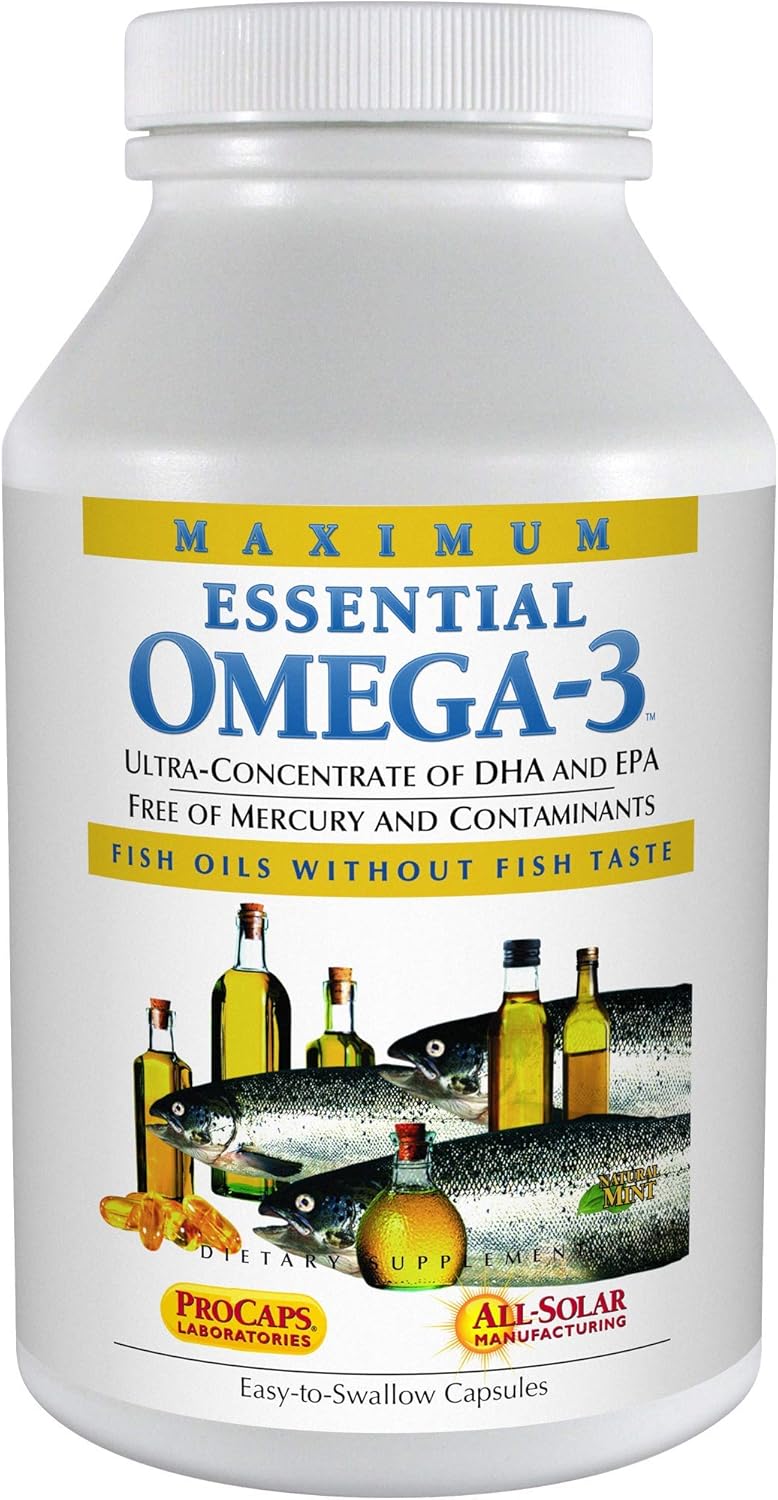 Amazon.com: Andrew Lessman Maximum Essential Omega-3 Mint 60 Softgels ...