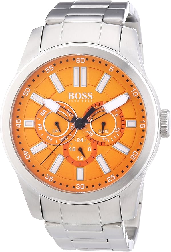 Hugo Boss Reloj Analógico para Hombre de Automático con Correa en Acero ...