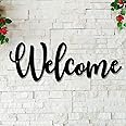 Amazon.com: CatTerranM Metal Welcome Sign for Front Door, Home, Gallery ...