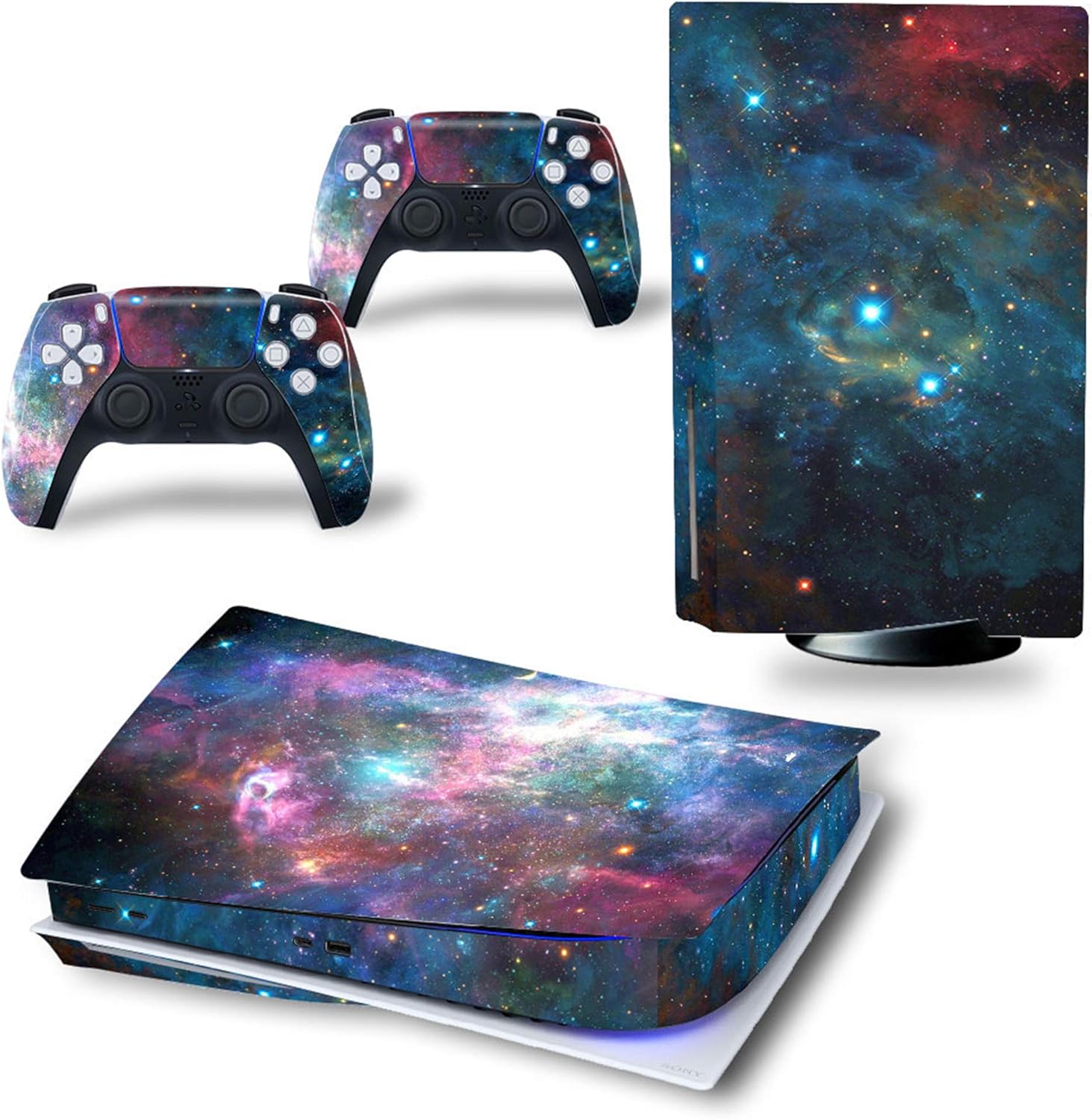 Amazon.com: Ps5 Stickers Full Body Vinyl Skin Decal Cover for ...