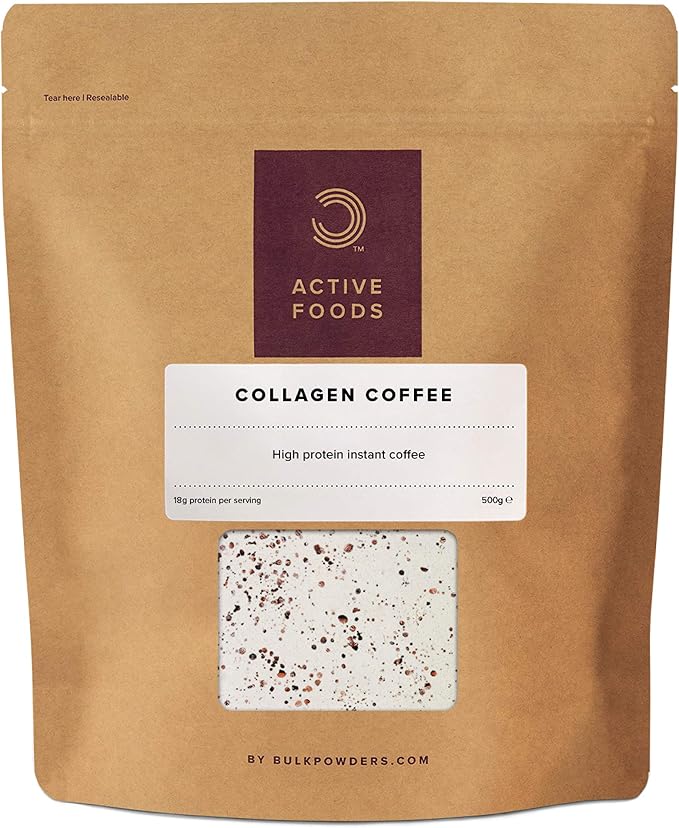 BULK POWDERS Collagen Coffee, High Protein, Black, 500 g: Amazon.co.uk ...
