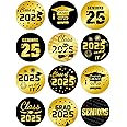 Amazon.com: Lucleag 360 PCS 2025 Graduation Stickers, Class of 2025 ...