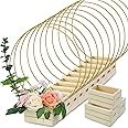 Amazon.com: FoldTier 24 Pcs Metal Floral Hoop Centerpiece with Stand ...