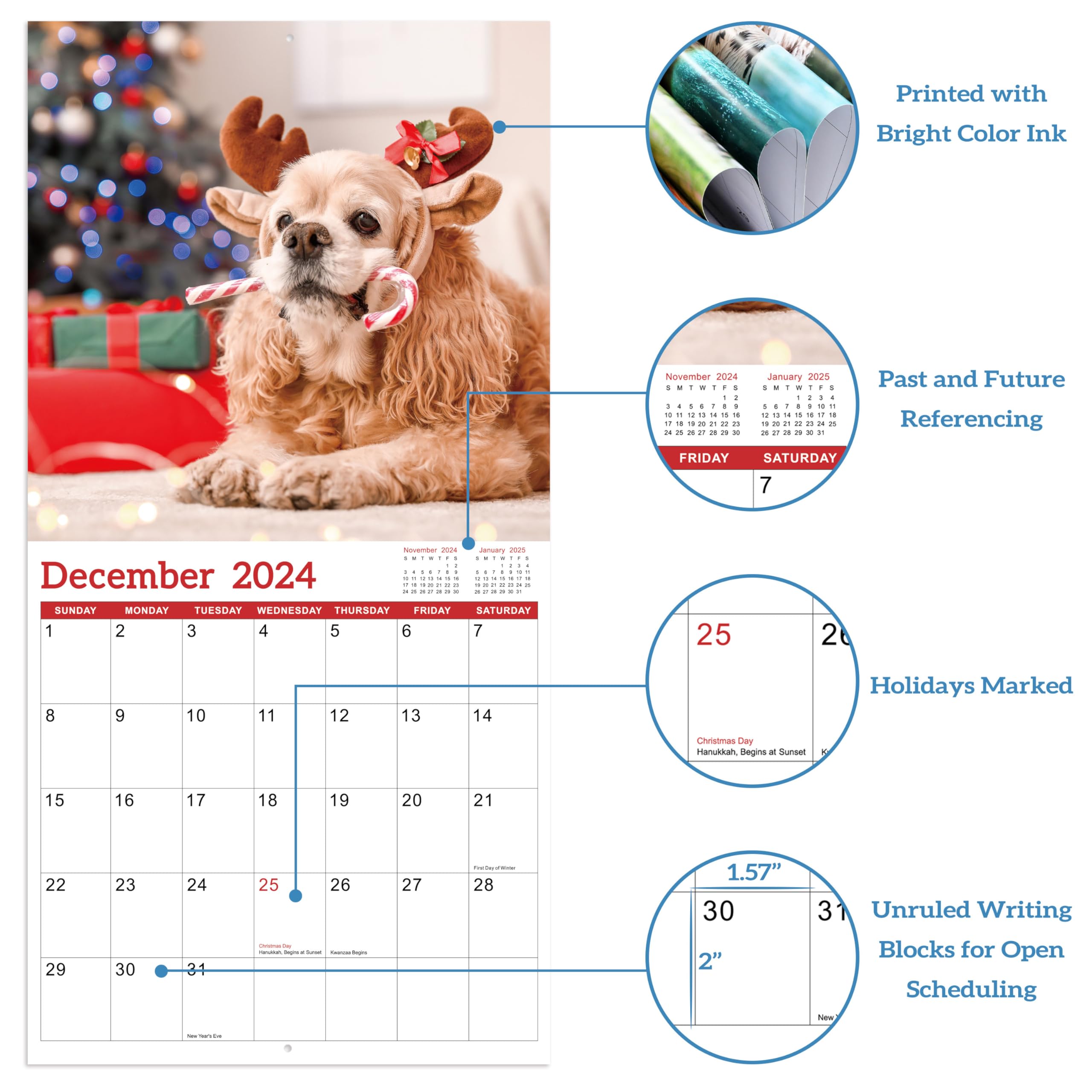 Mua 2025 Wall Calendar - Calendar 2025, Wall Calendar 2025, Jan. 2025 ...