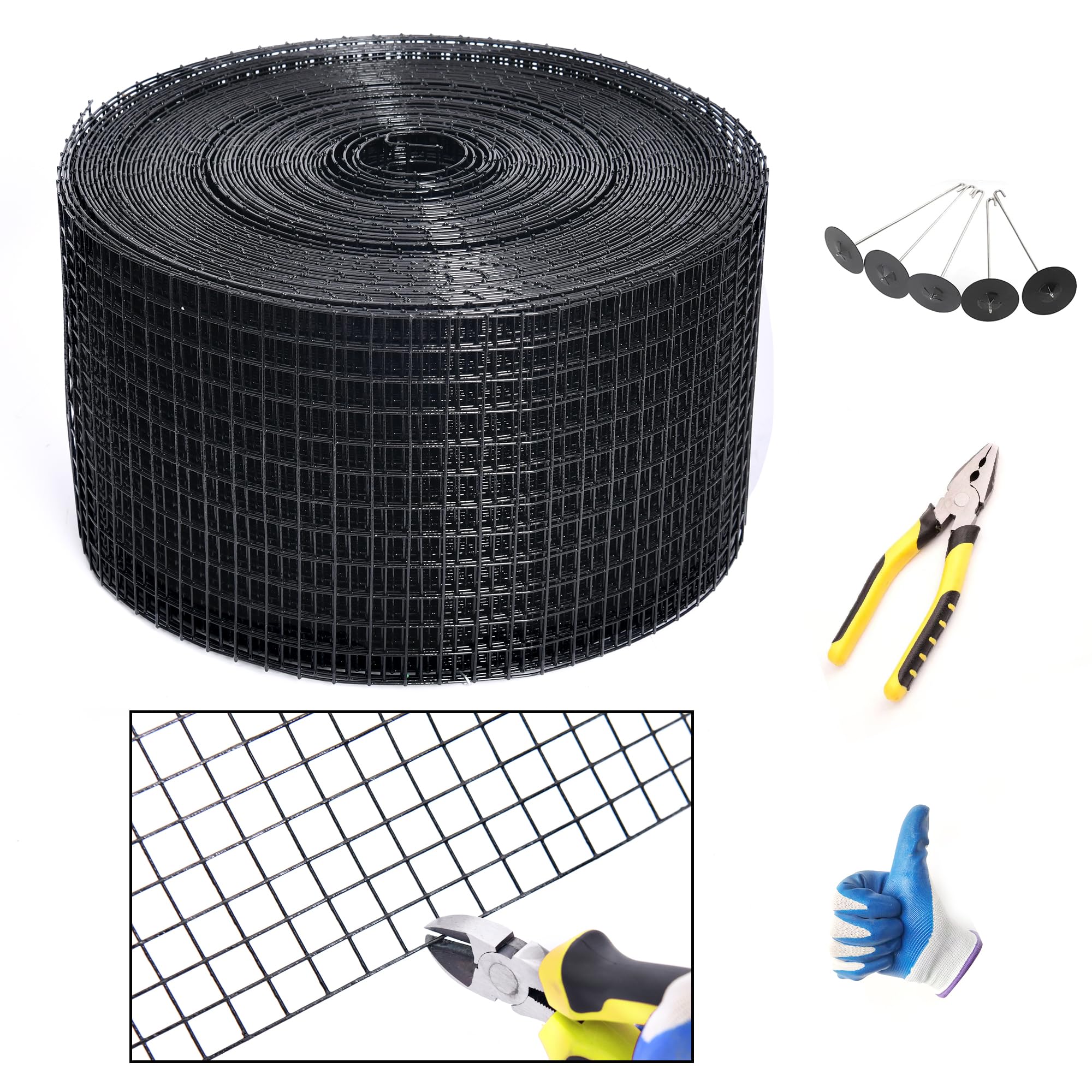 Mua Solar Panel Guard, 6in X 100ft PVC Coated Critter Guard Roll Kit ...
