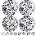 Amazon.com | Artena Pasta Bowls Set Of 4, 26oz Porcelain Salad Bowls, 8 ...