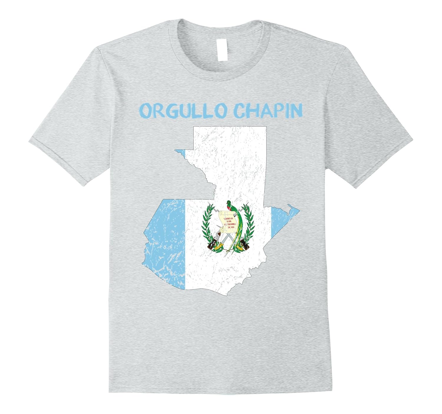 Orgullo Chapin Guatemala Flag Map T-shirt Chapin Pride-T-Shirt – Managatee